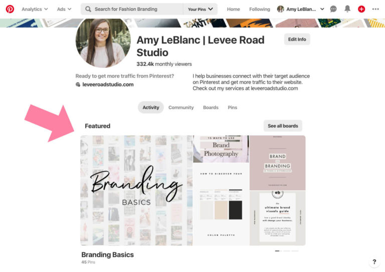 How to Set Up Your Pinterest Account for Business • Levee Road Studio